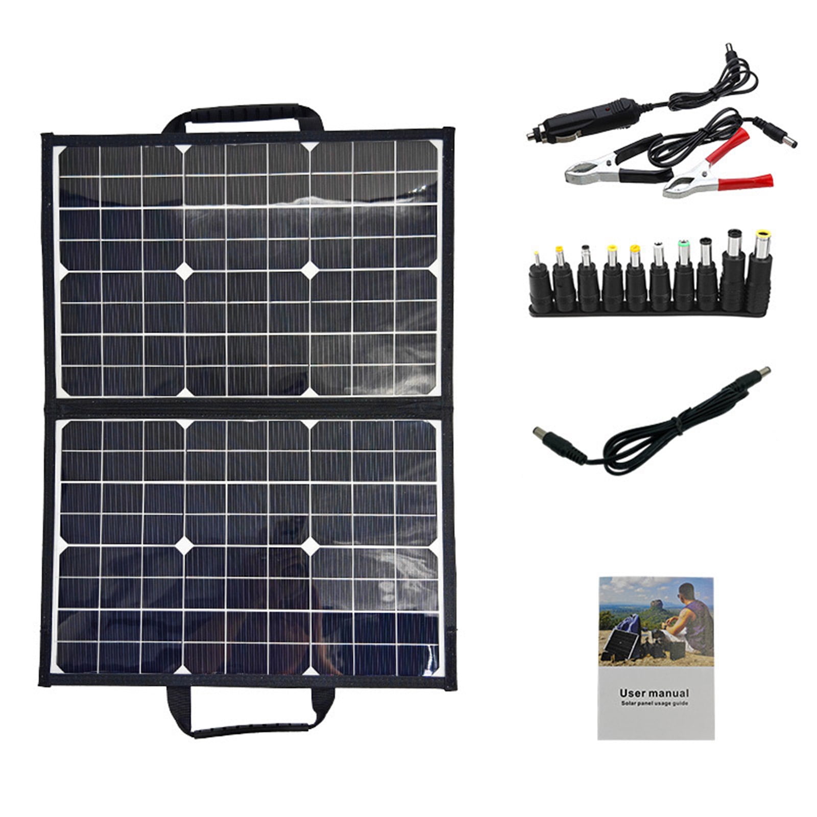 2. Compact 40W Foldable Solar Power High-Efficiency Portable Panel for ...
