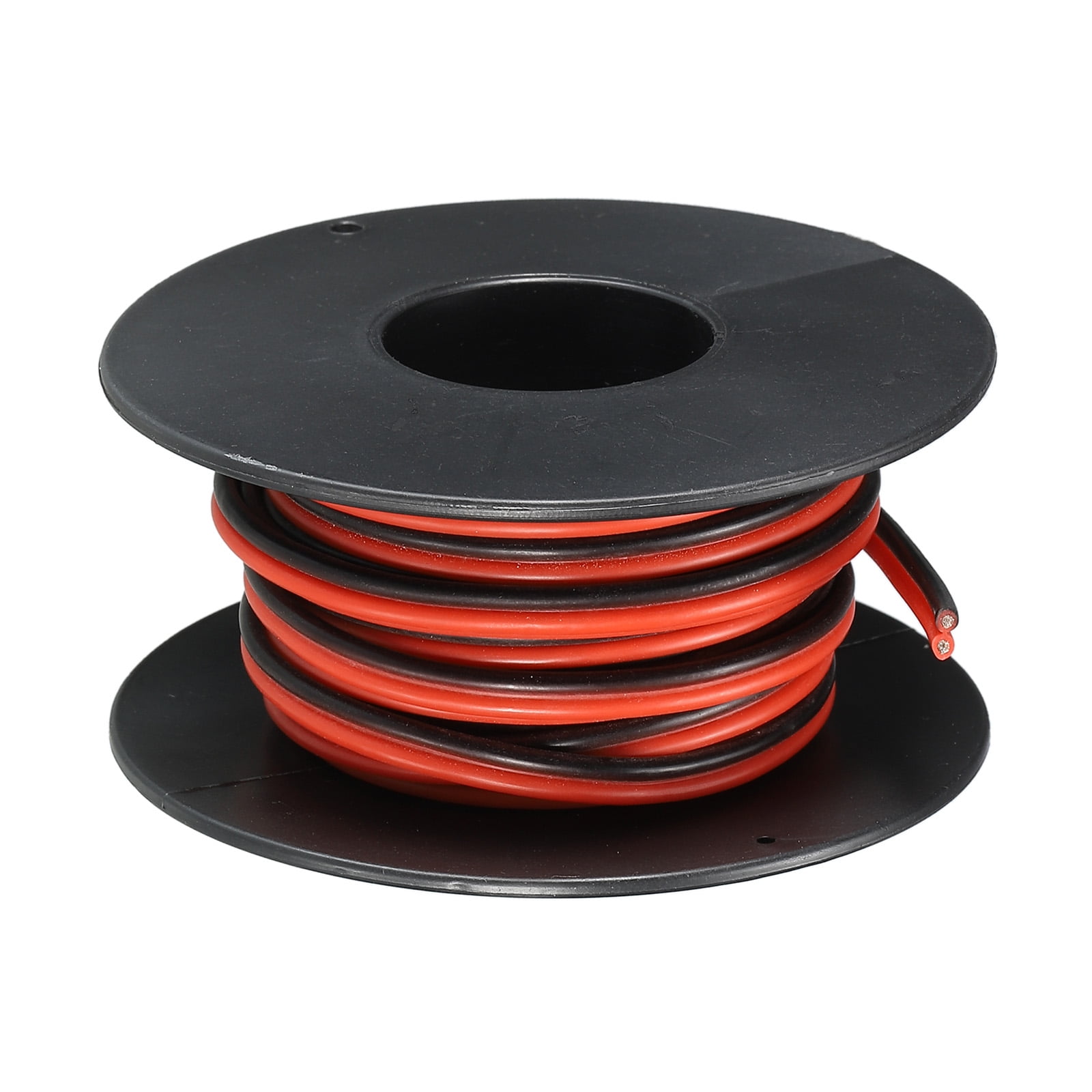 20 Gauge Silicone Wire Spool, 2 Conductor Tinned Copper, Red and Black ...
