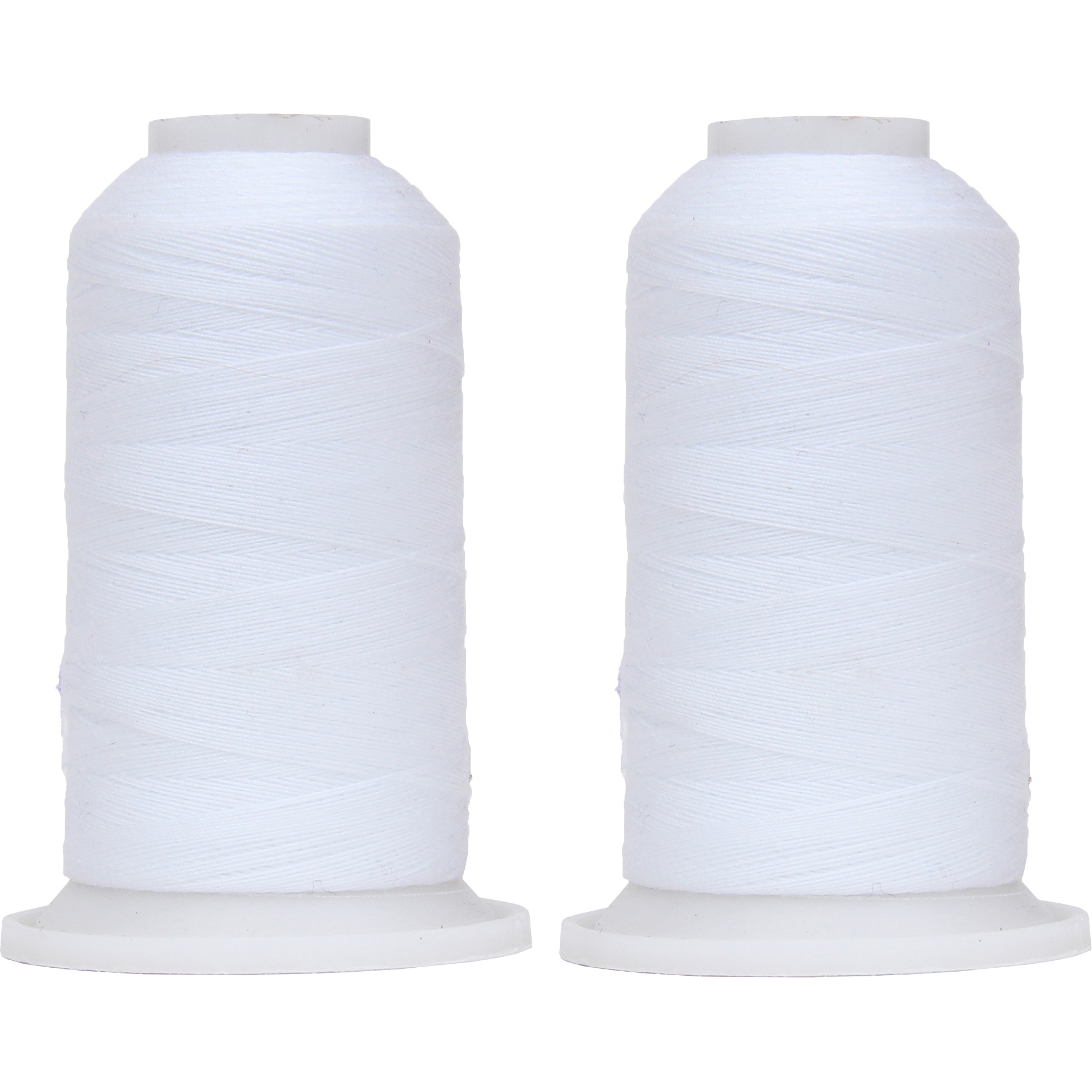 2 Cones Polyester All-Purpose Sewing Thread by Threadart - 600m - 50S/3 ...