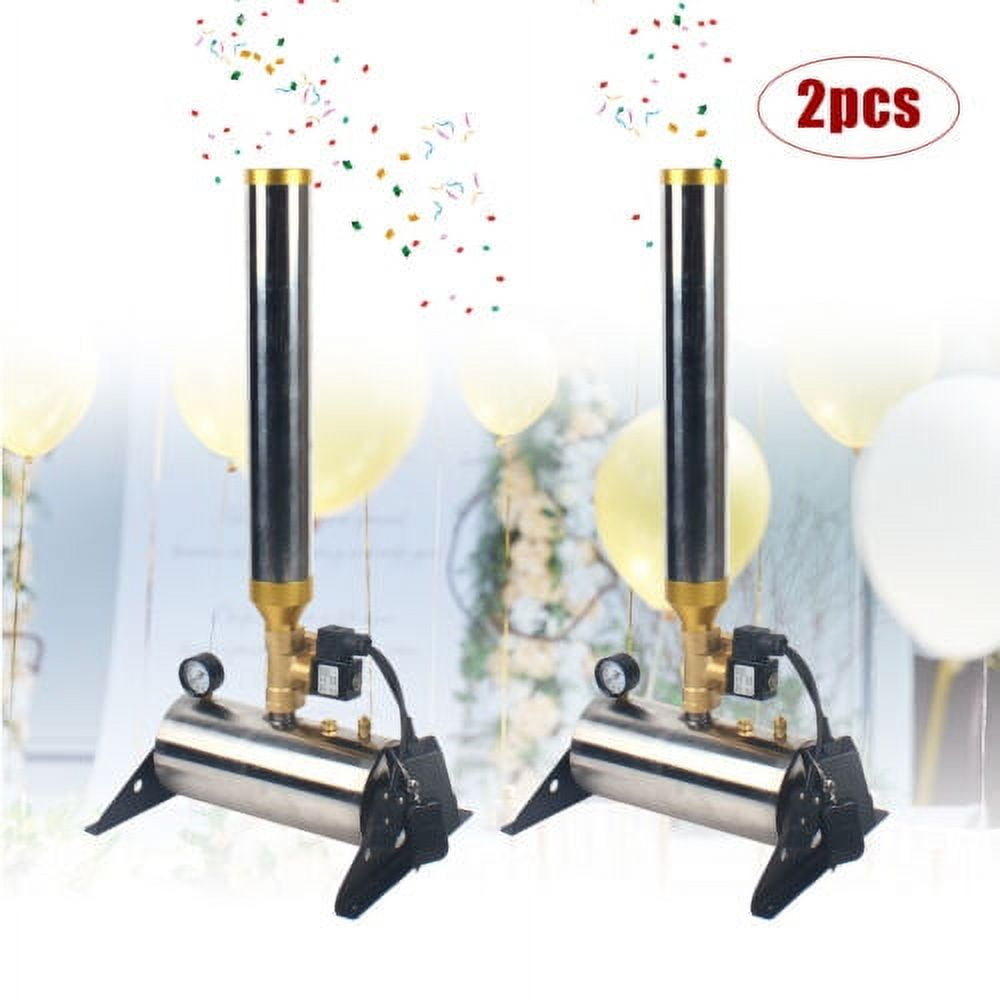 2* Confetti Launcher Machine Cannon Wedding Stage Paper Shots Streamer ...