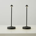 2 Cordless Lamps, Table Lamp,Portable Lamps,2 Level Brightness Dimmable ...