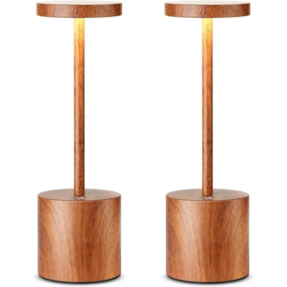 2 Cordless Table Lamp ,5000mAh Operated Portable Table Light,Dimming ...