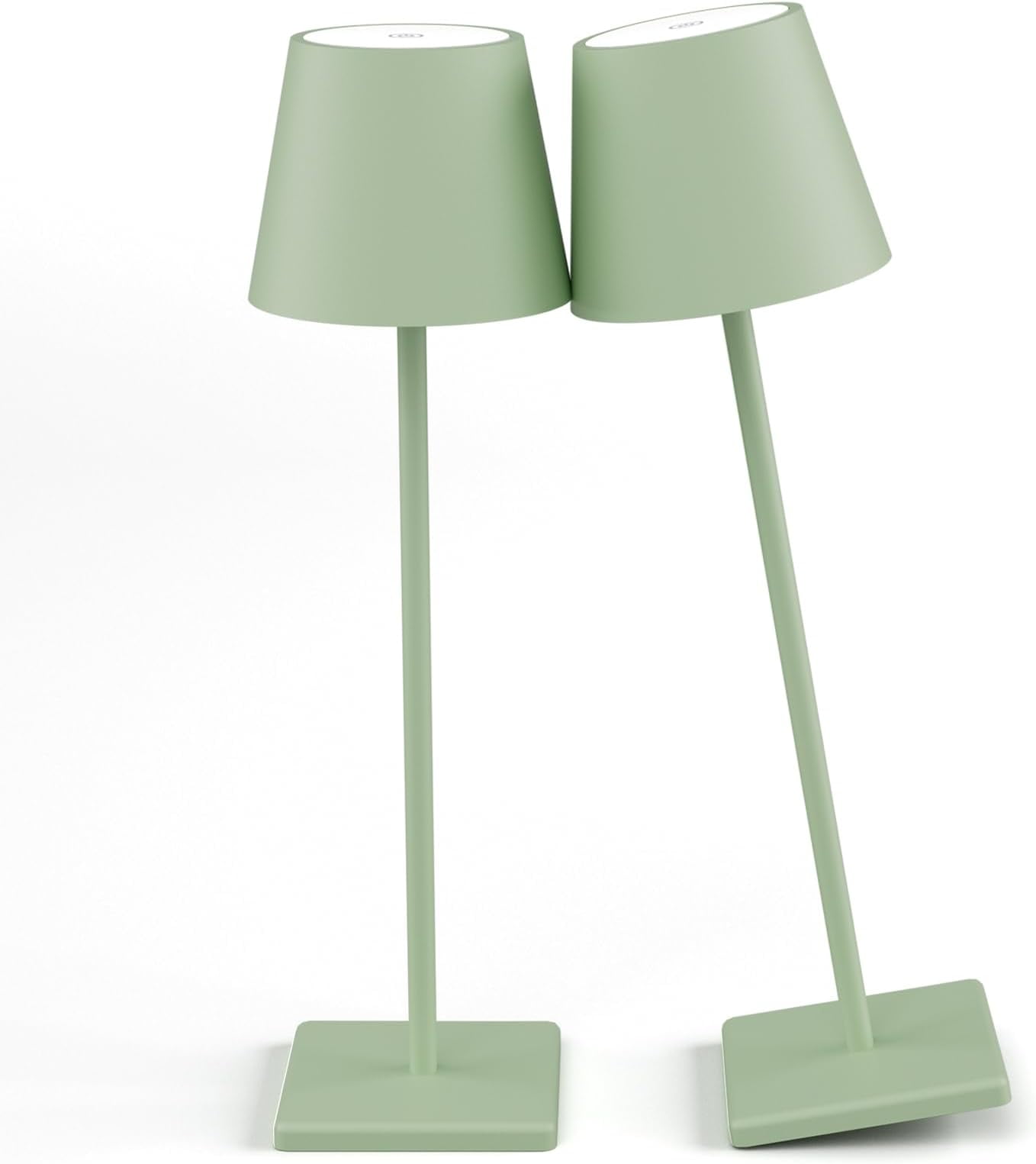 2- Cordless Table Lamp, Desk lamp 5500mAh Operated Stepless Dimming ...