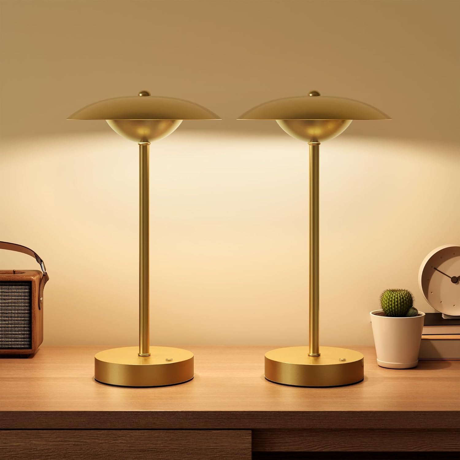 2 Cordless Table Lamps, Lighting, Indoor/Outdoor Table Lamps for Patio ...