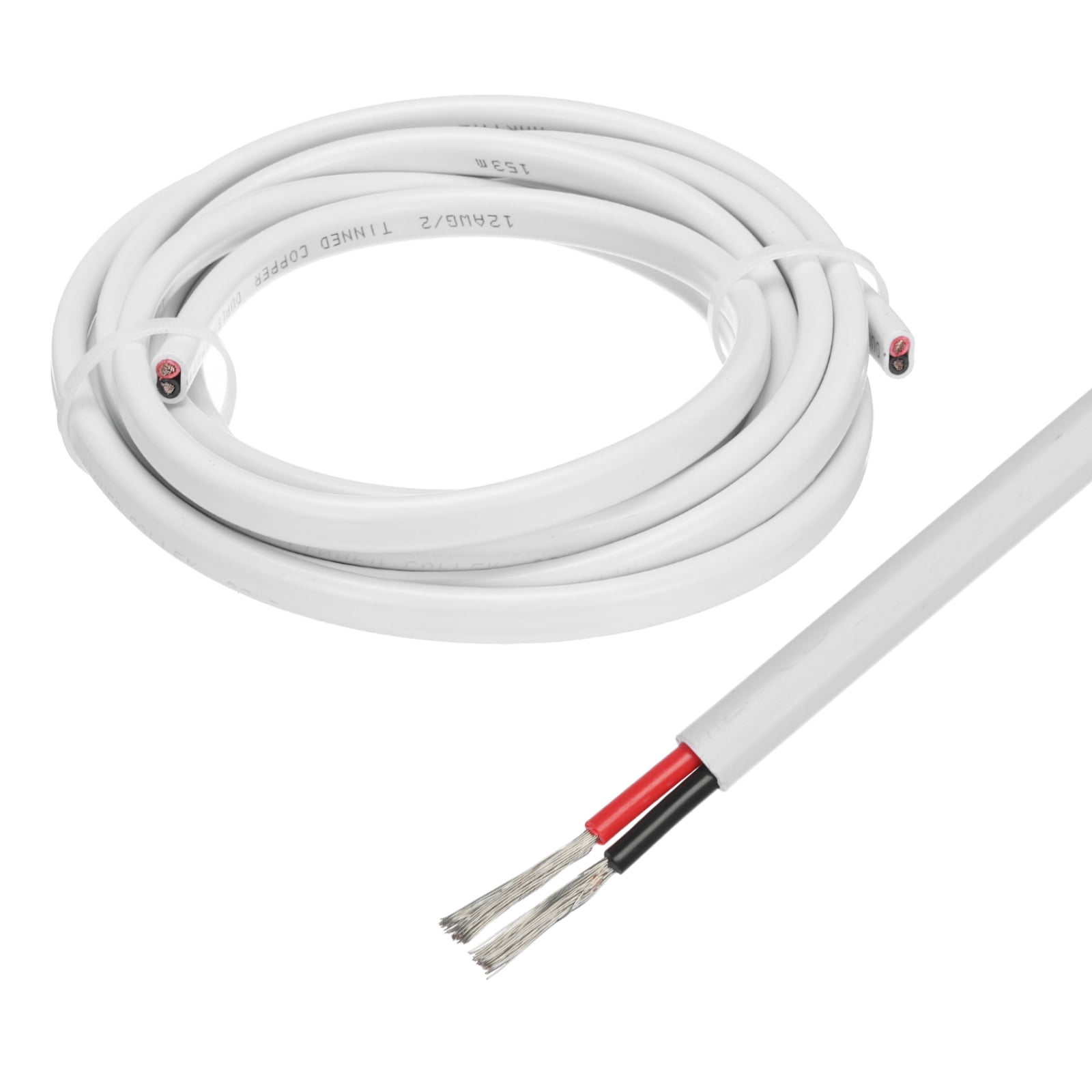 2 Core 12AWG Duplex Marine Wire 10 Ft Tinned Copper Insulated Boat ...