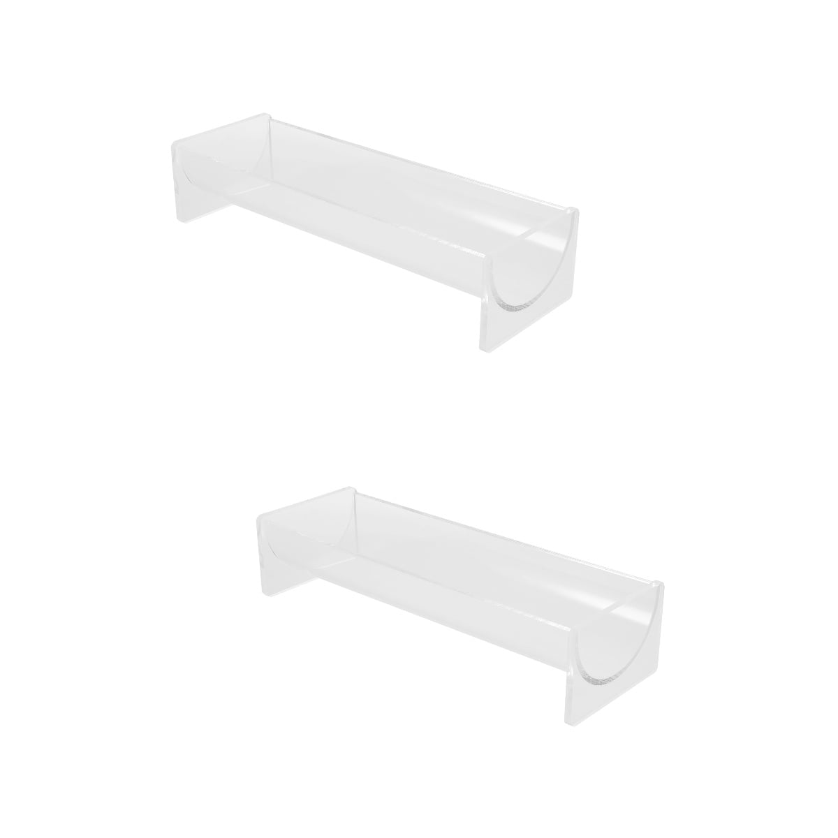 2 Count Acrylic Cookie Tray Food Display Stands Dessert Platters ...