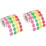 Set of 2 Markers Circle Organizing Stickers Laboratory Number Labeling ...