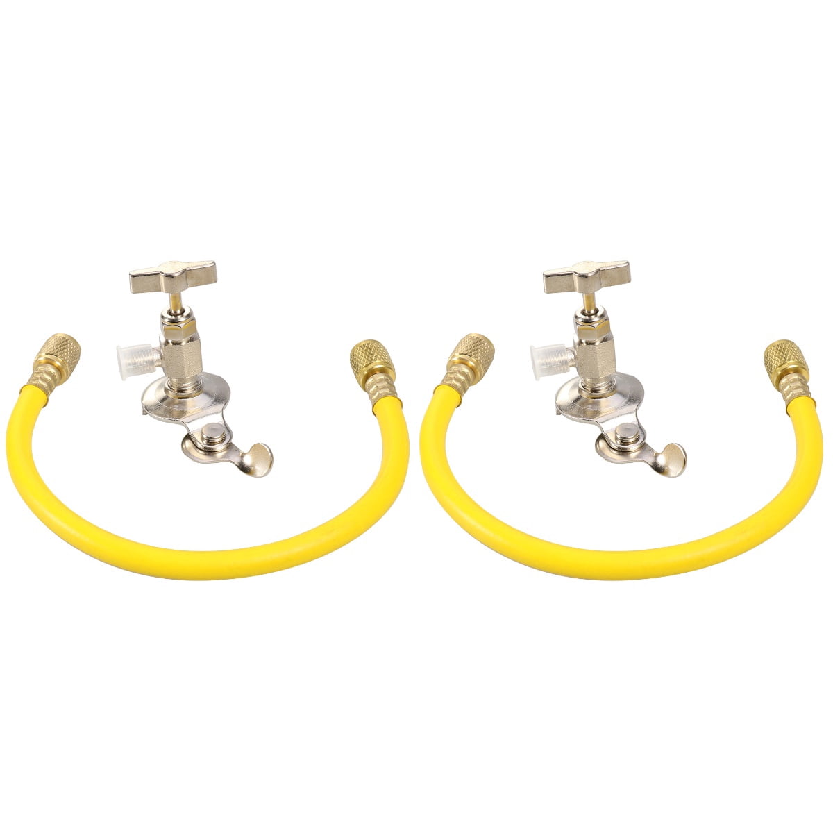 2 Count Air Conditioner Ac Recharge Kit Refrigerant Charging Hose ...
