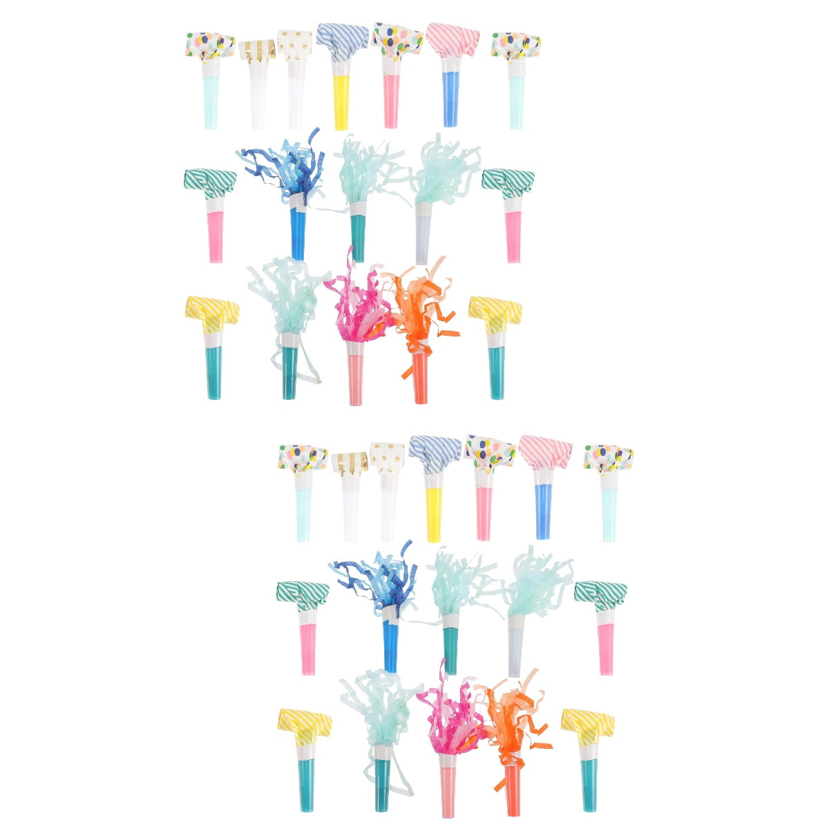 2 Count Air Horn Party Props Party Blow Out Birthday Items Child 34.5x4 ...