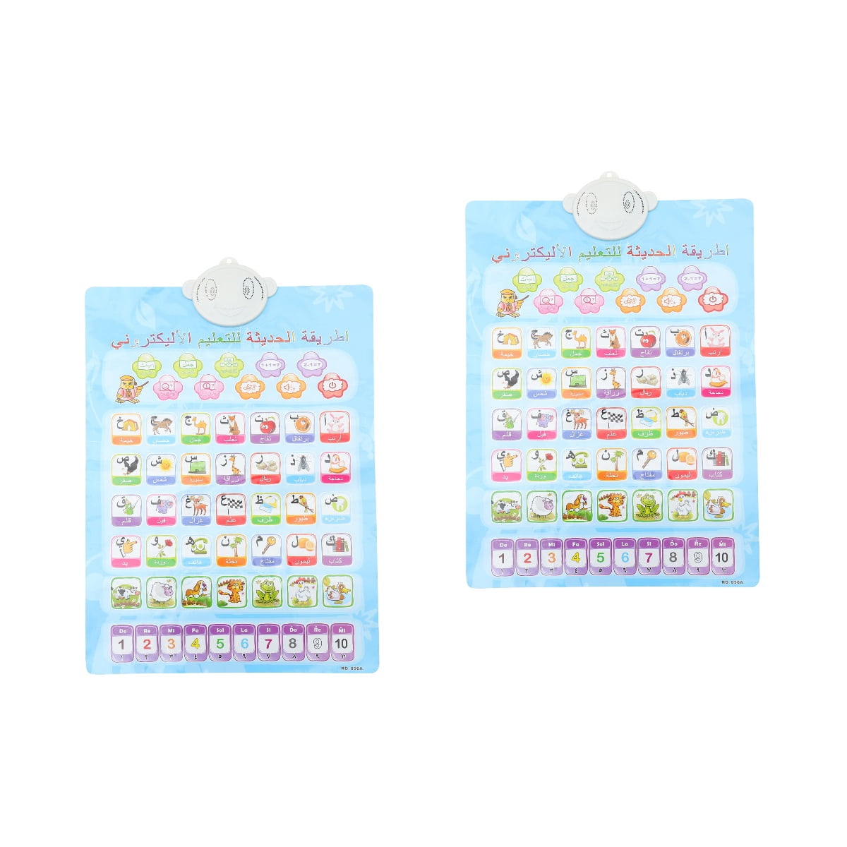 2 Count Alphabet Charts for Wall Kids Interactive Baby Child - Walmart.com