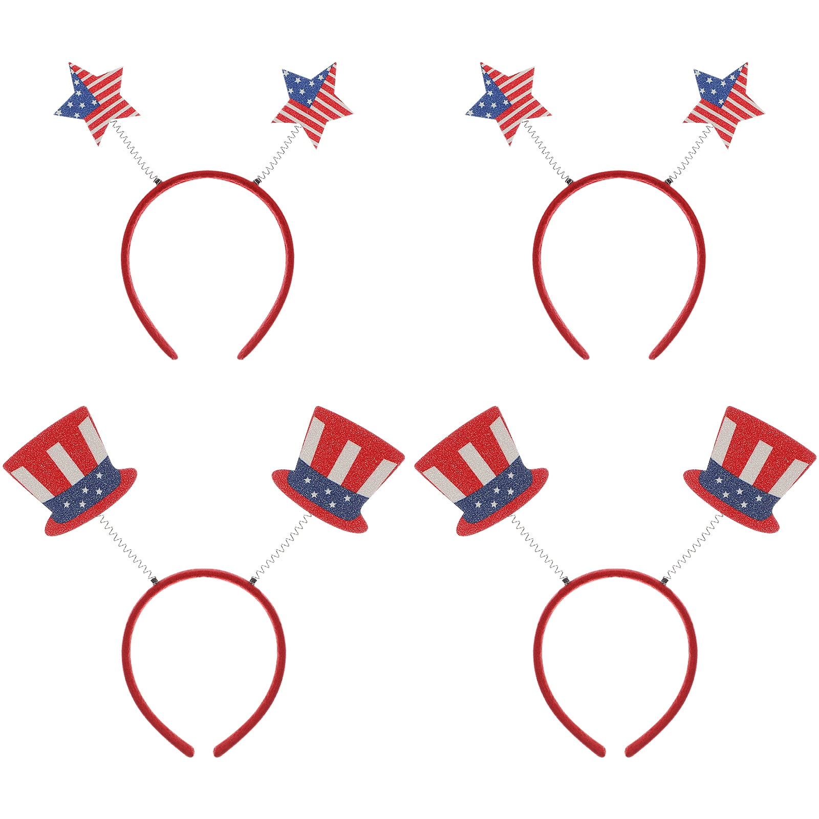 2 Count American Flag Headband Flags Bandana Patriotic Miss Child ...