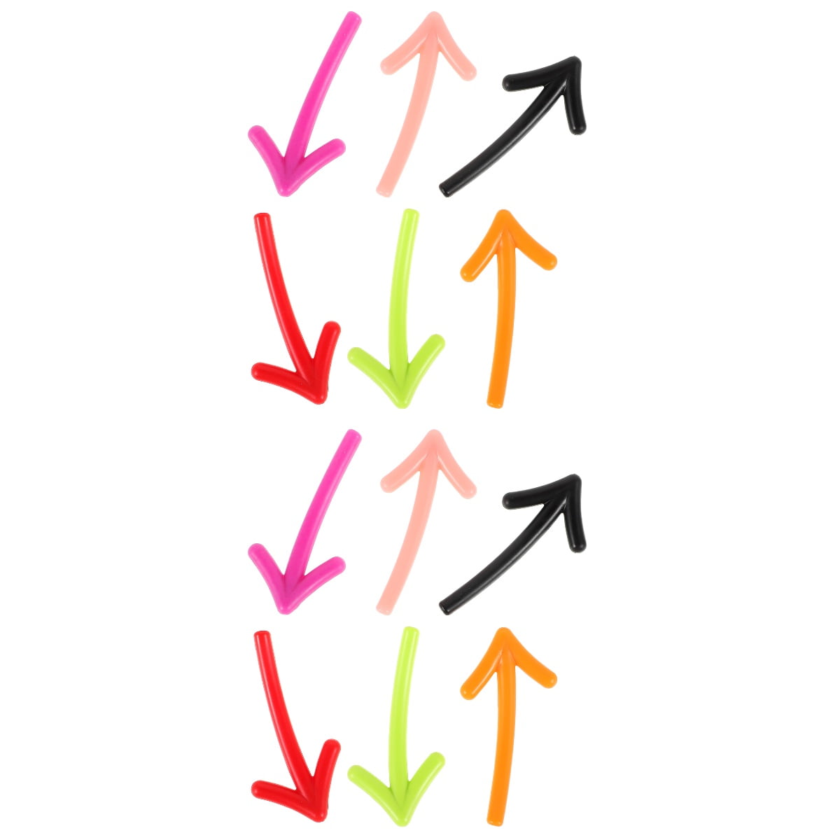 2 Count Arrow Refrigerator Magnetic Paste Magnets Office Colorful ...