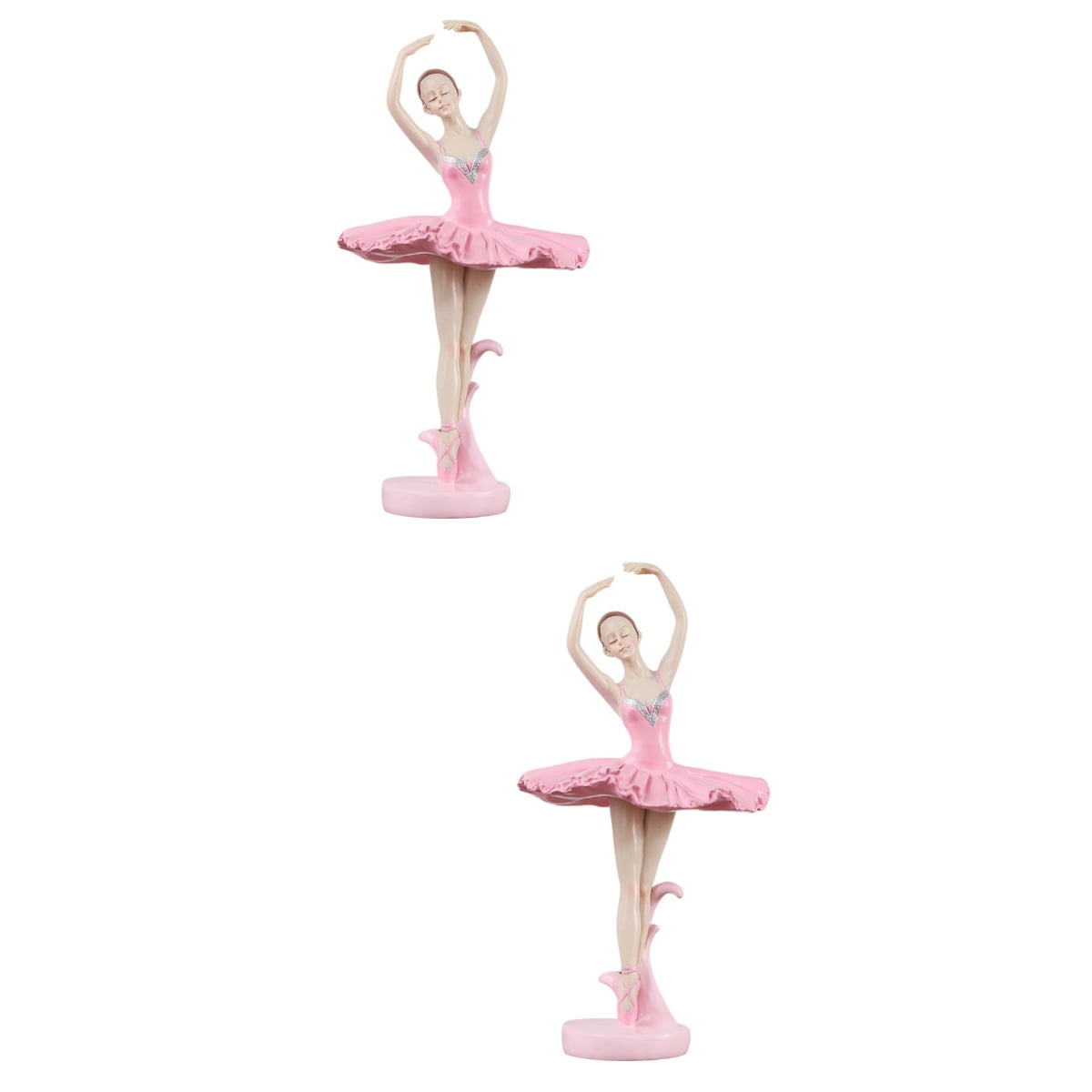 2 Count Ballet Girl Resin Crafts Decor for Decoration Leotards Girls ...