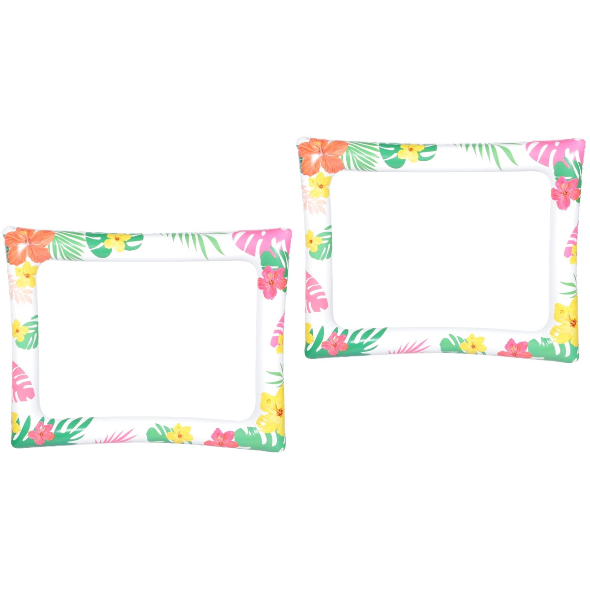 2 Count Beach Party Prop Inflatable Photo Frame Decorations Props ...