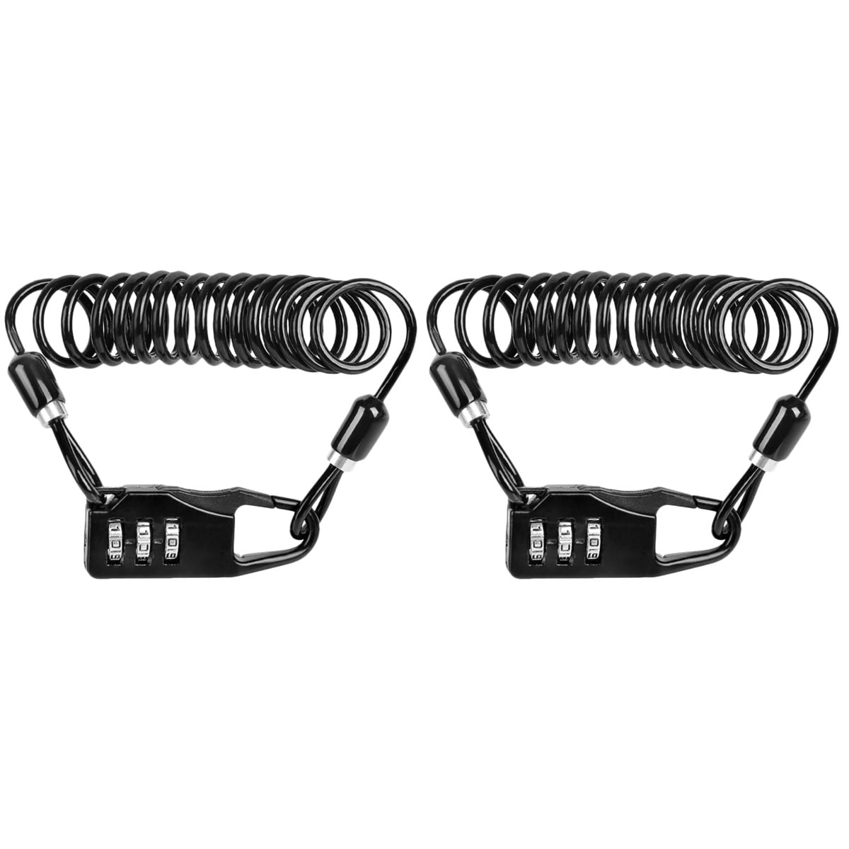 2 Count Bike Security Cable Lock for Locks Kids Child Black - Walmart.com