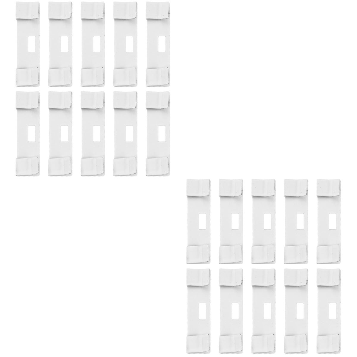 2 Count Blinds Fixer Tab Vertical Shade Replacement Sheet Repair White ...