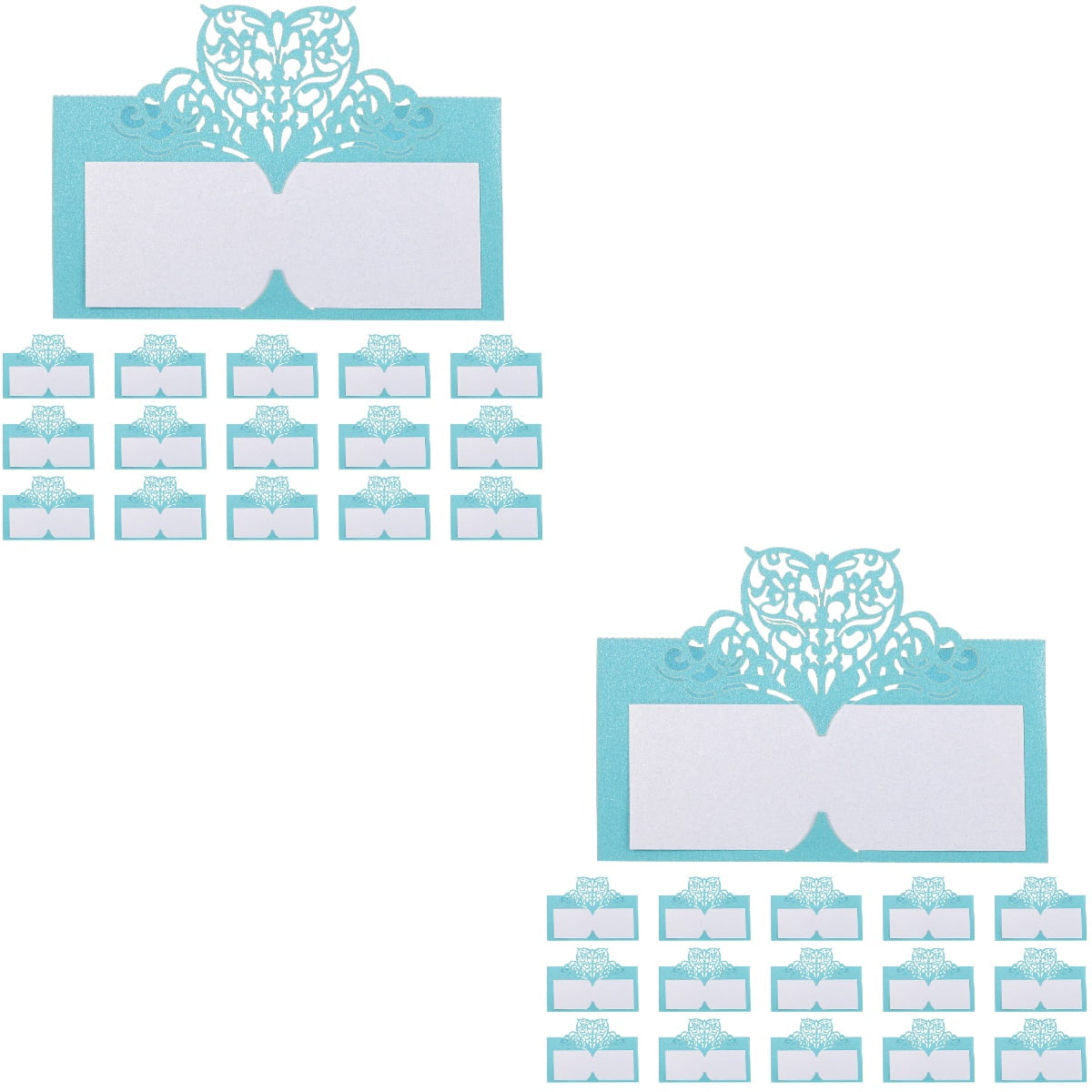 2 Count Board Wedding Reception Decorations Name Cards Table Place ...