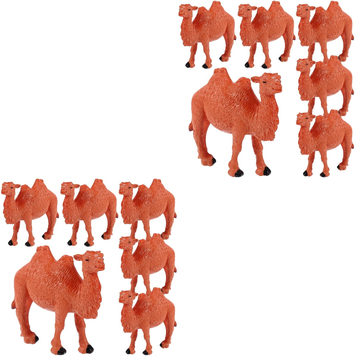 2 Count Camel Figure Toy Mini Simulation Camel Camel Figurines 4.50X4 ...