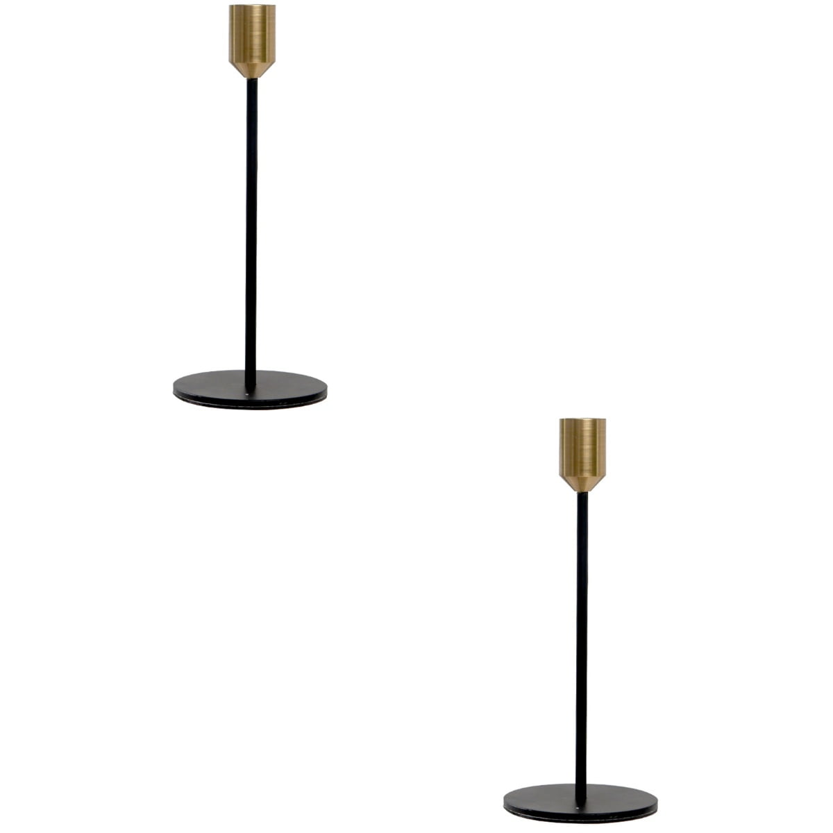 2 Count Candlesticks Holders Centerpiece Taper Simple - Walmart.com