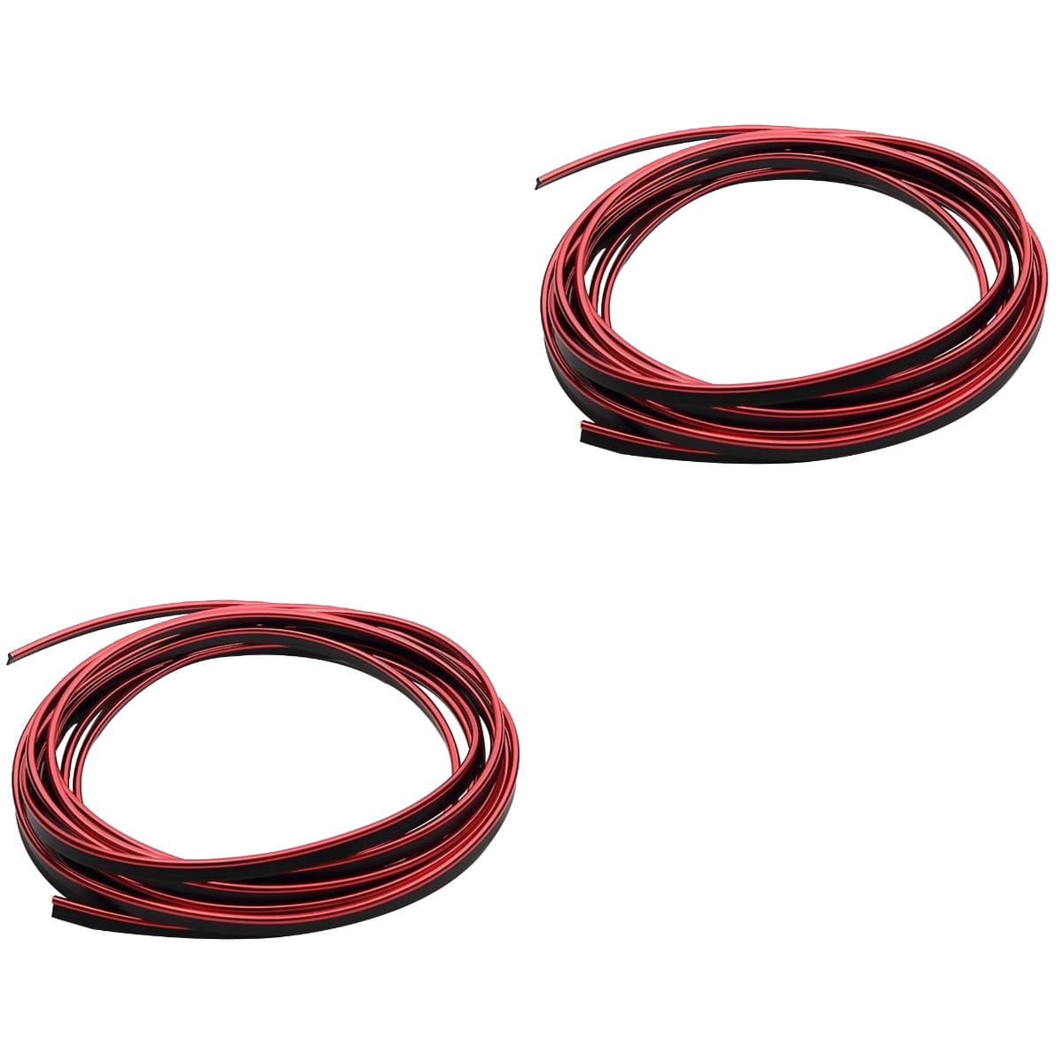 2 Count Car Decorative Strip Seal Trim Interior Red - Walmart.com
