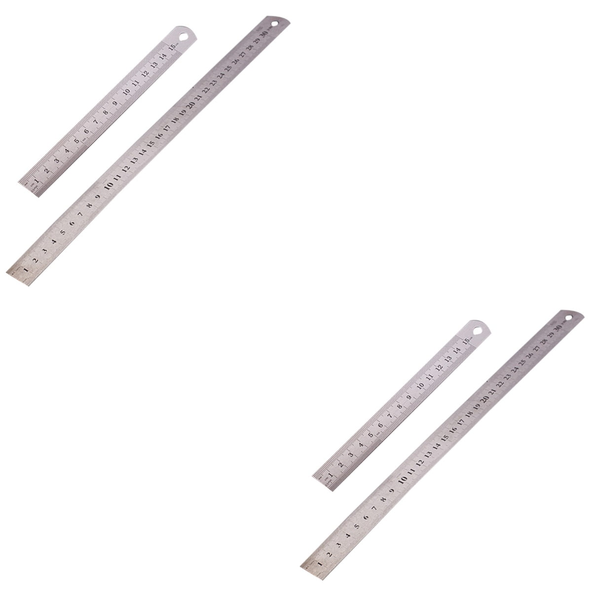 2 Count Carpenter Premium Material Ruler Office Student - Walmart.com