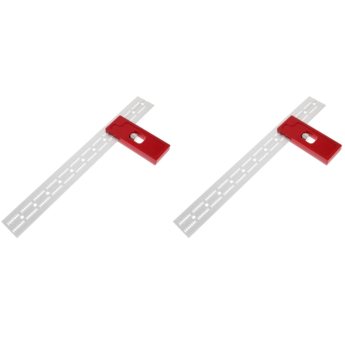 2 Count Carpentry Marking Ruler Woodworking Measuring Tool Protractor ...