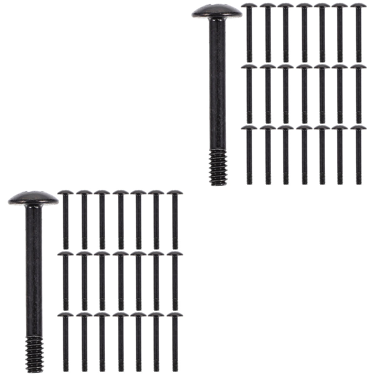 2 Count Case Cooler Fan Mount Screws Computer Cooling CPU Laptop Black ...