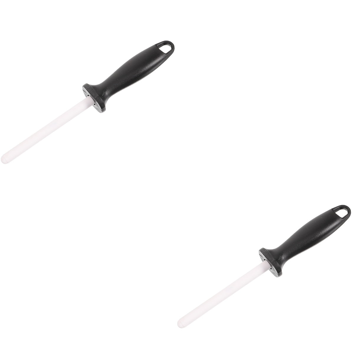 2 Count Ceramic Sharpening Rod 5-inch Household Stone Nife Sharpaner ...