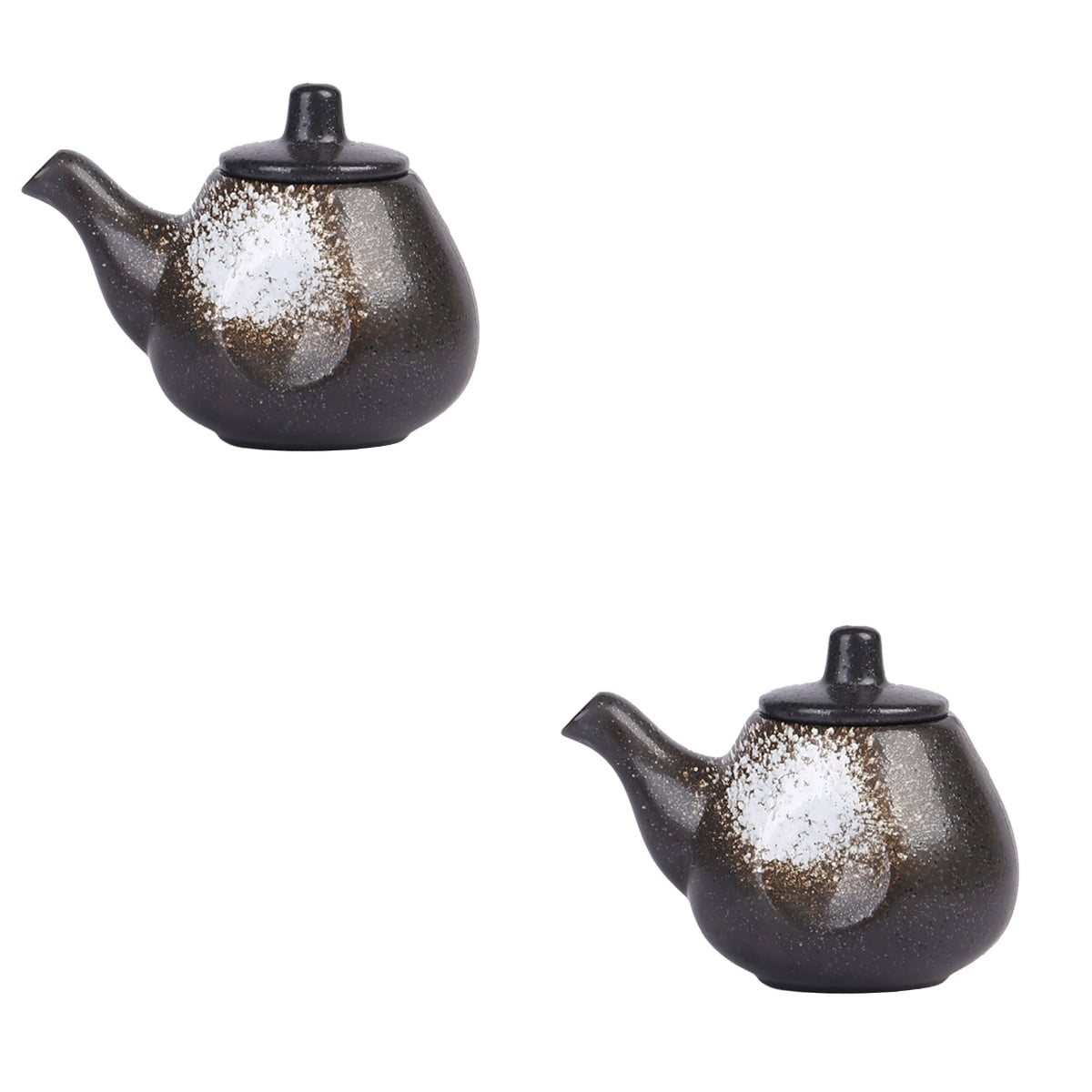 2 Count Ceramic Soy Sauce Bottle Liquid Containers Multi-function Oil ...