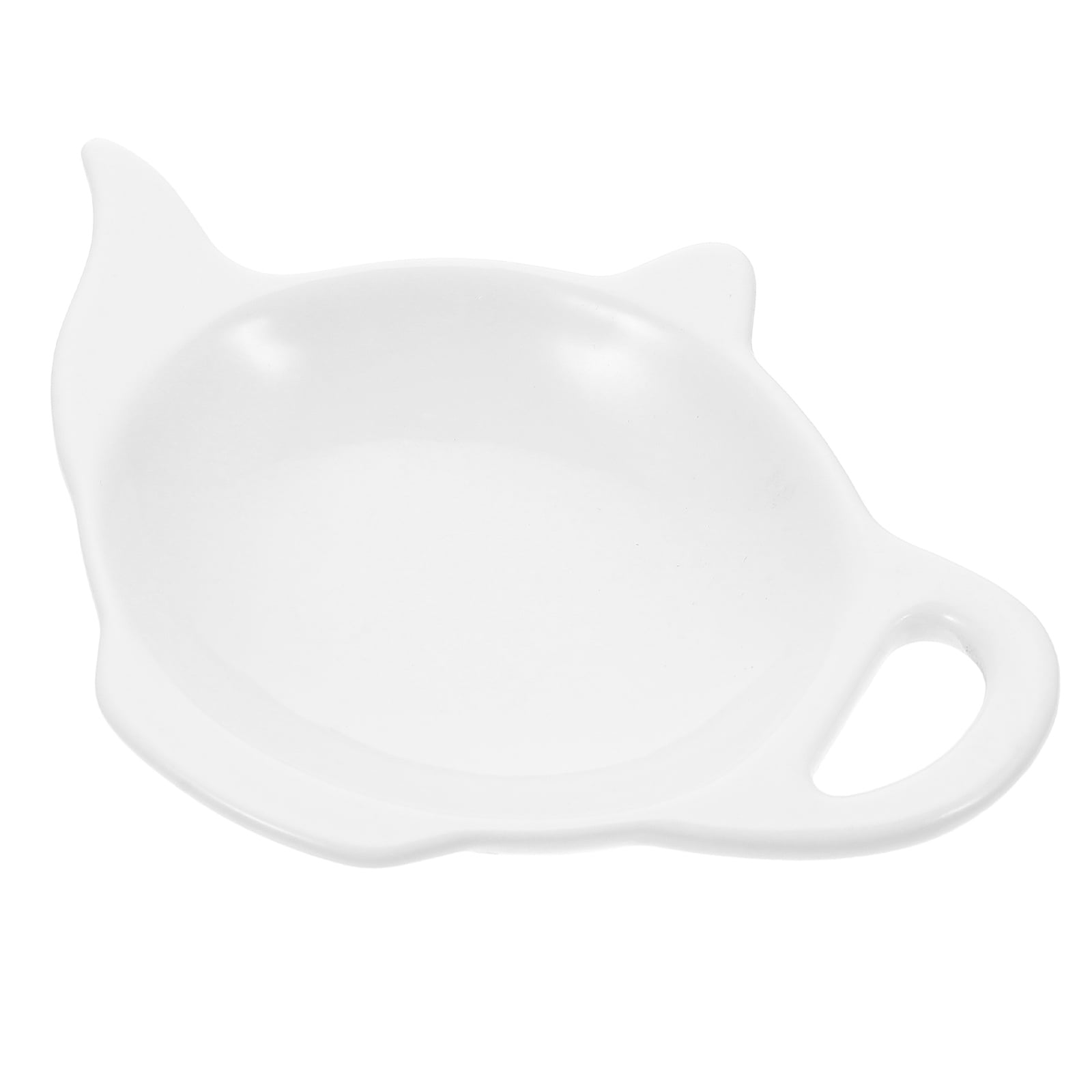 2 Count Ceramic Tea Bag Saucer Mustard Professional Teabag Coaster ...