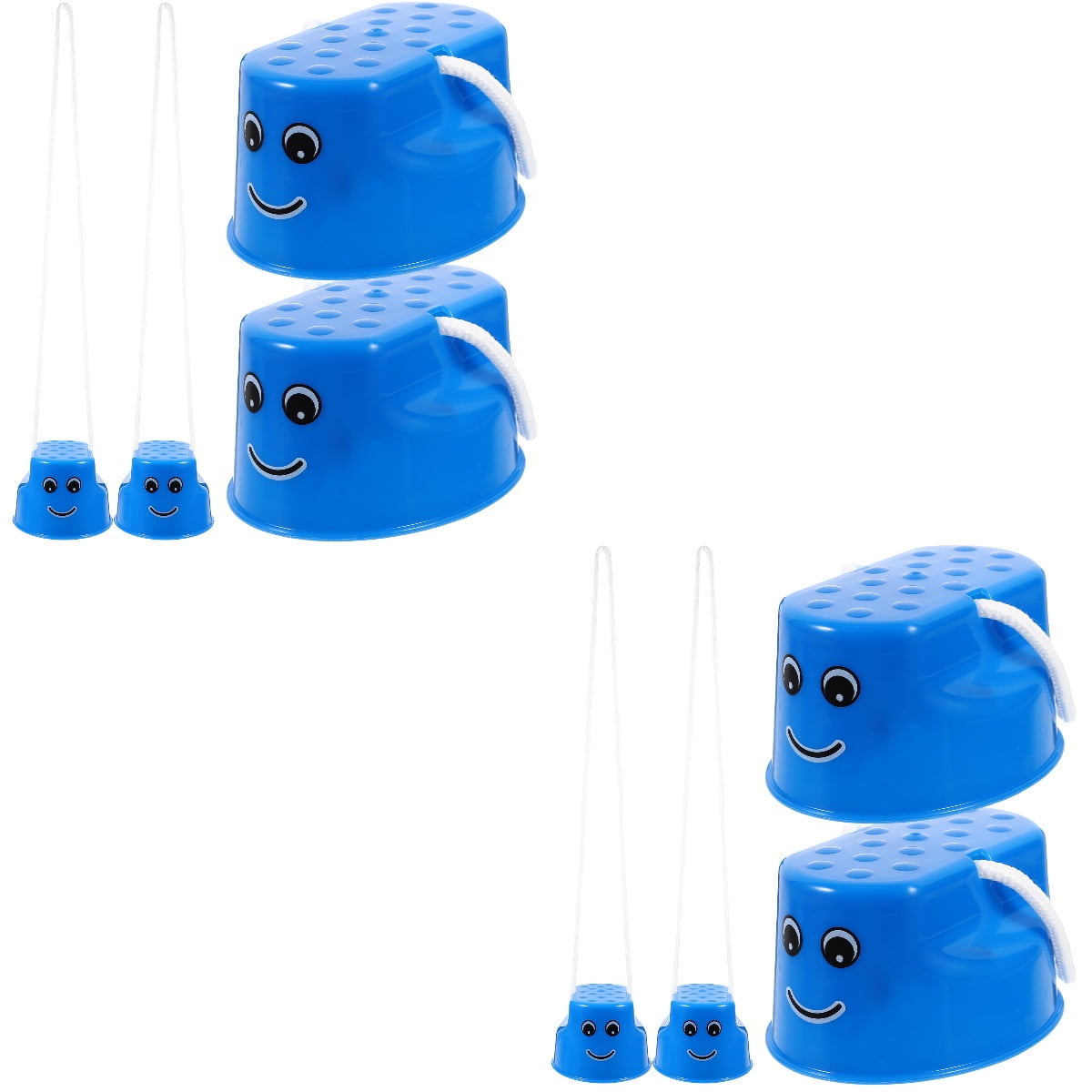2 Count Children Stilts for Adults Kid Balancing Walking Toy Blue ...