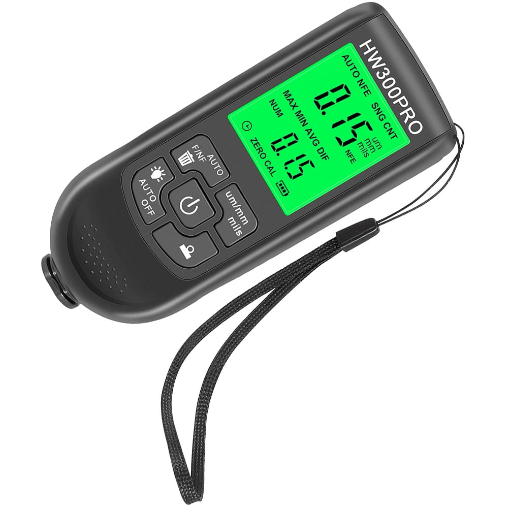 2 Count Coating Thickness Gauge Set for Paint and Oil Measurement ...