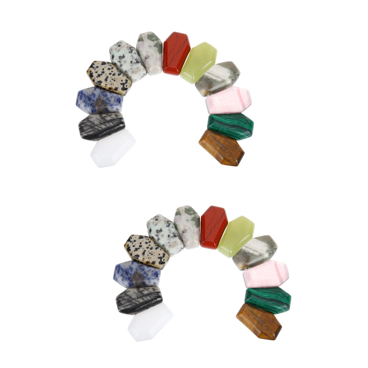 2 Count Coffin Crystal Stone Crystals Gems Bulk Ornaments Stones ...