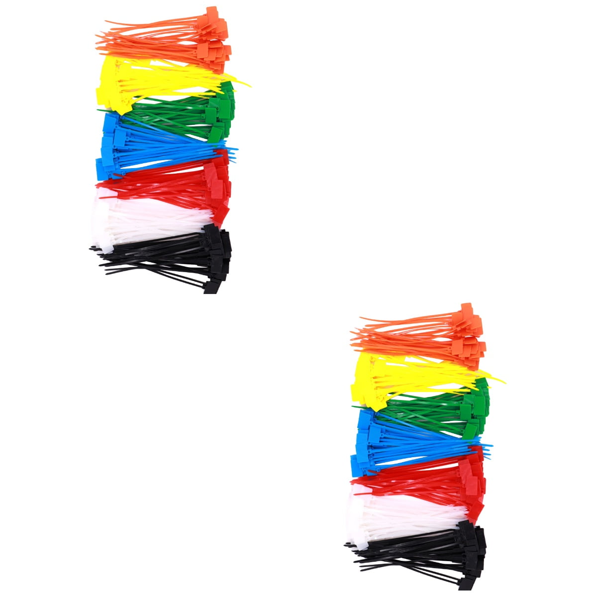 2 Count Colored Tabs Fastening Self-locking Ties Network Cables ...