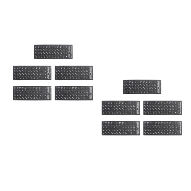 2 Count Computer Keyboard Protector Letter Stickers Keyboards Alphabet ...