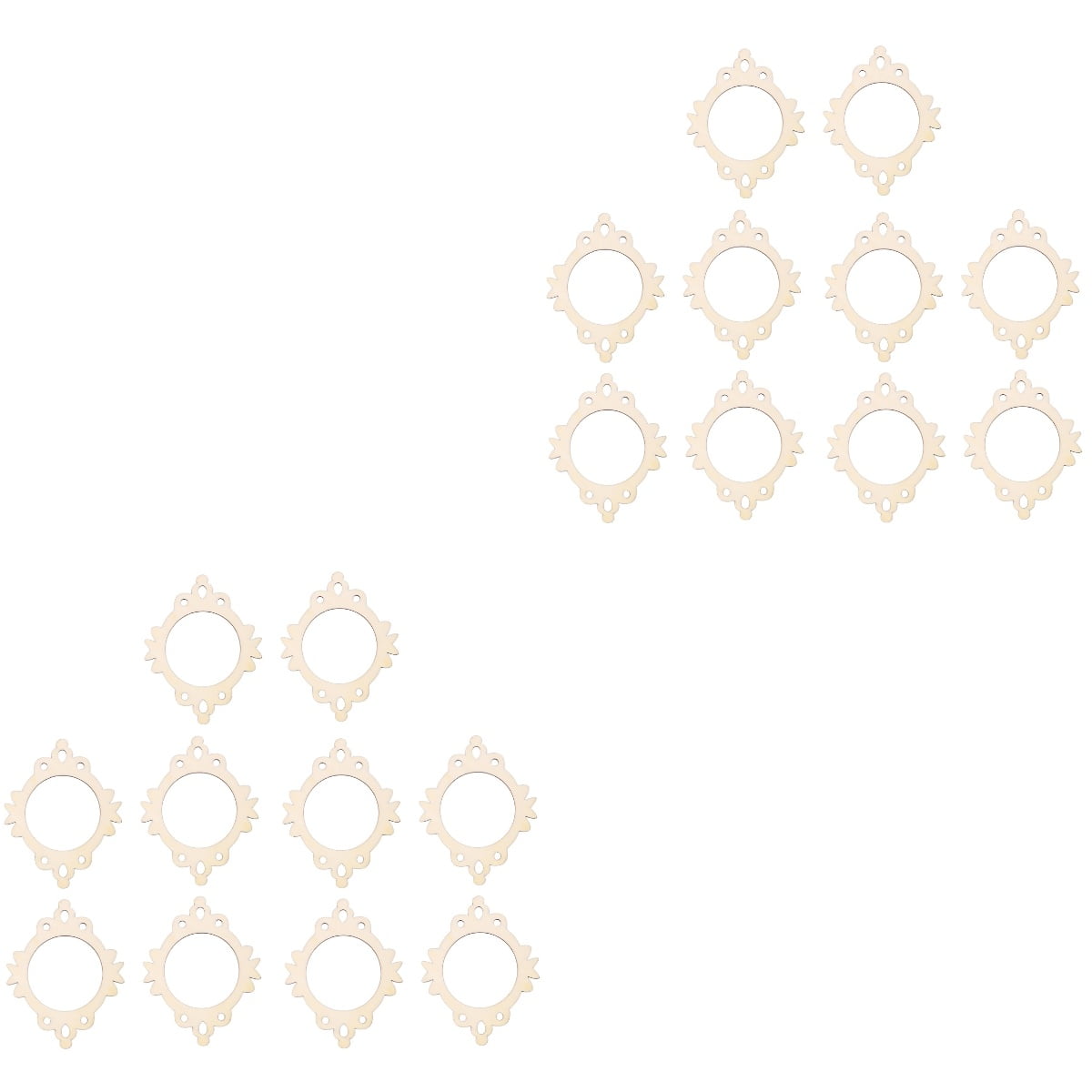 2 Count Crafts Mini Picture Frames for Crafting Embellishments ...