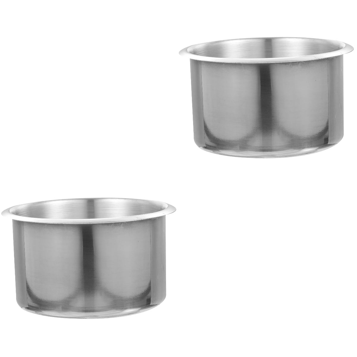 2 Count Cup Holders for Car Adapter Stainless Steel Table Individual ...