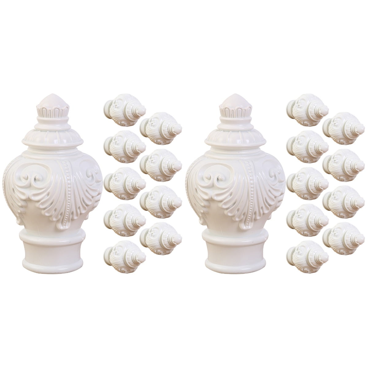 2 Count Curtain Rings Black Curtains Rod Plug Widely Match with Most ...