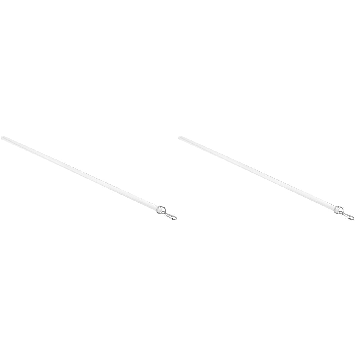 2 Count Curtain White Curtains Cord Pulls Blind Wand End Grip Repair ...