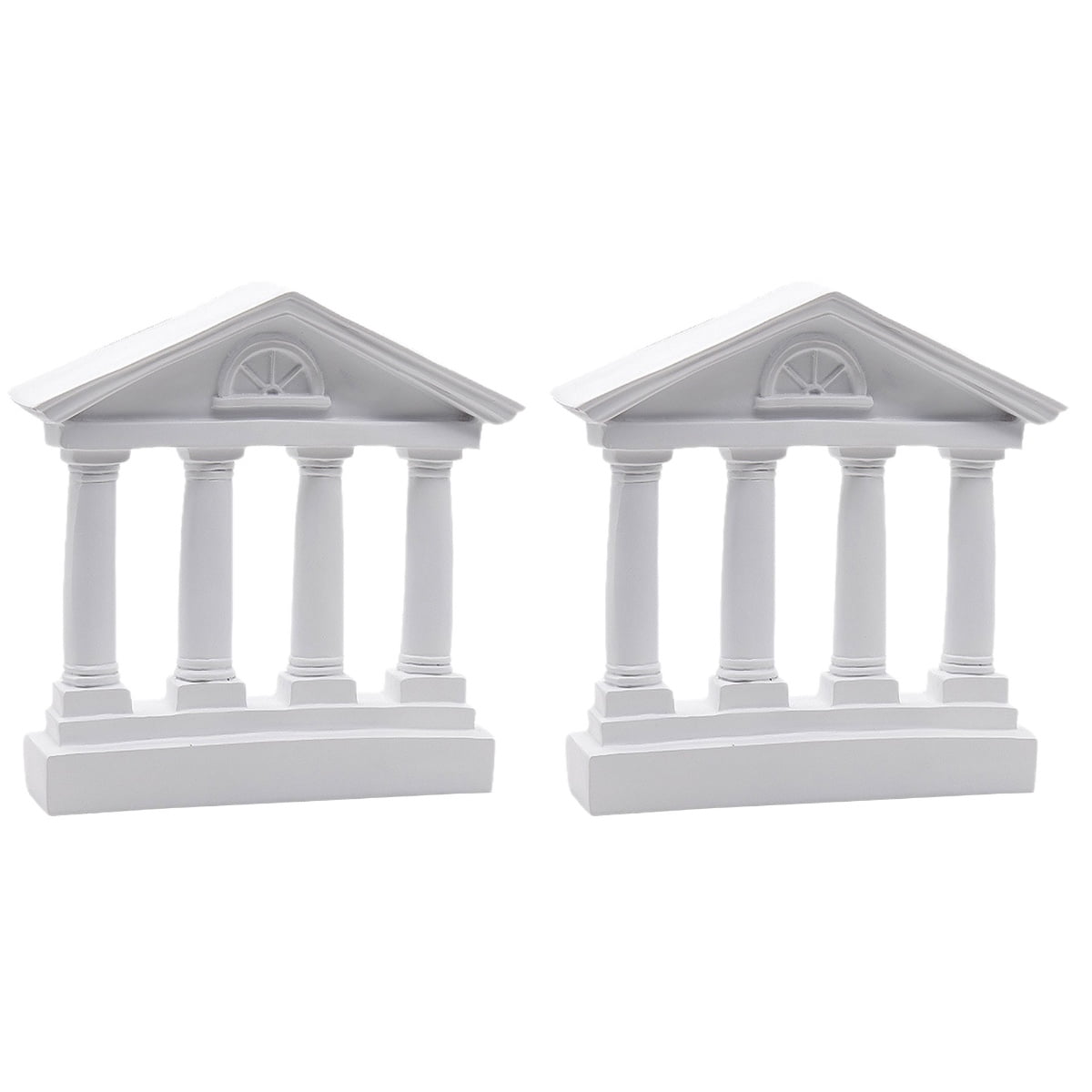 2 Count Decorative Architectural Model Statue Antique White - Walmart.com
