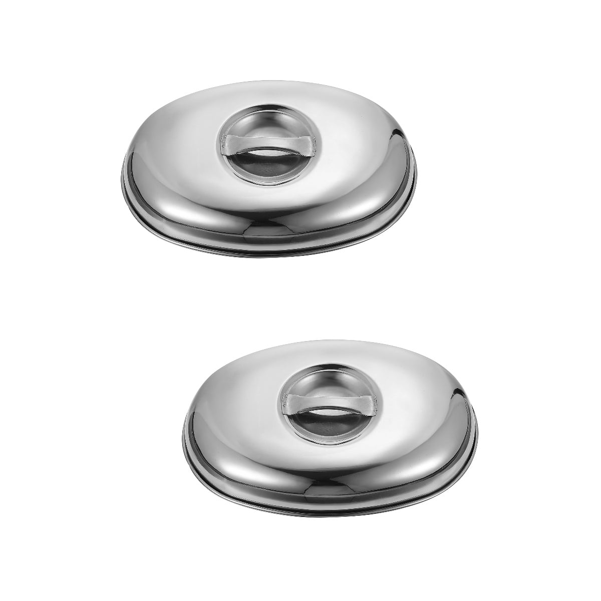 2 Count Deep Lid for Pan Burger Cheese Melting Dome Cup Muffin Cover ...