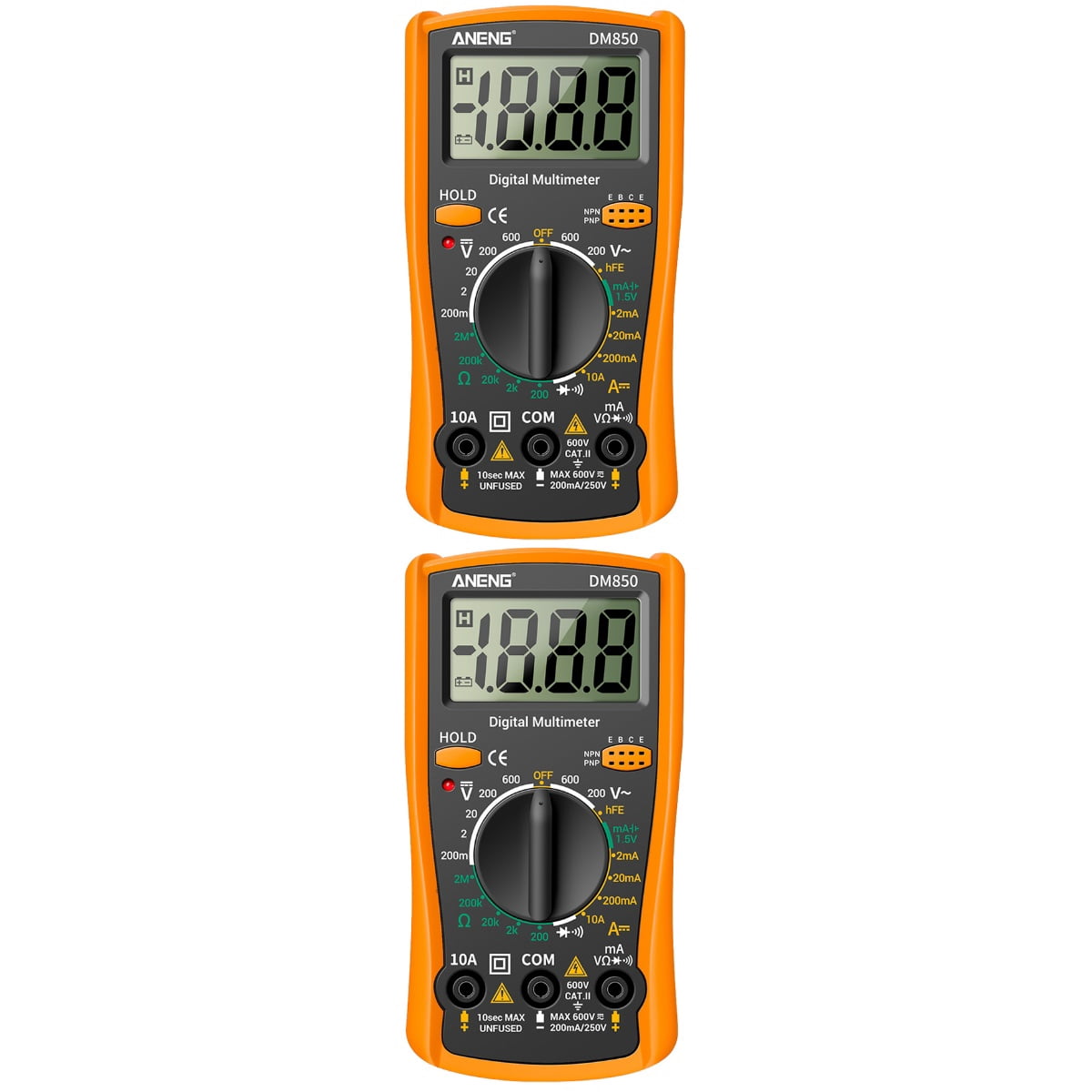 2 Count Digital Multimeter Volt Leads Pocket Appliances Cable Tester ...