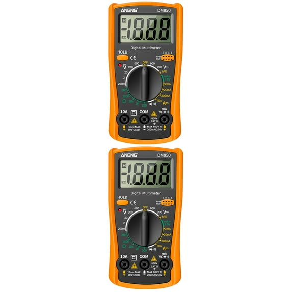 2 Count Digital Multimeter Volt Leads Pocket Appliances Cable Tester ...