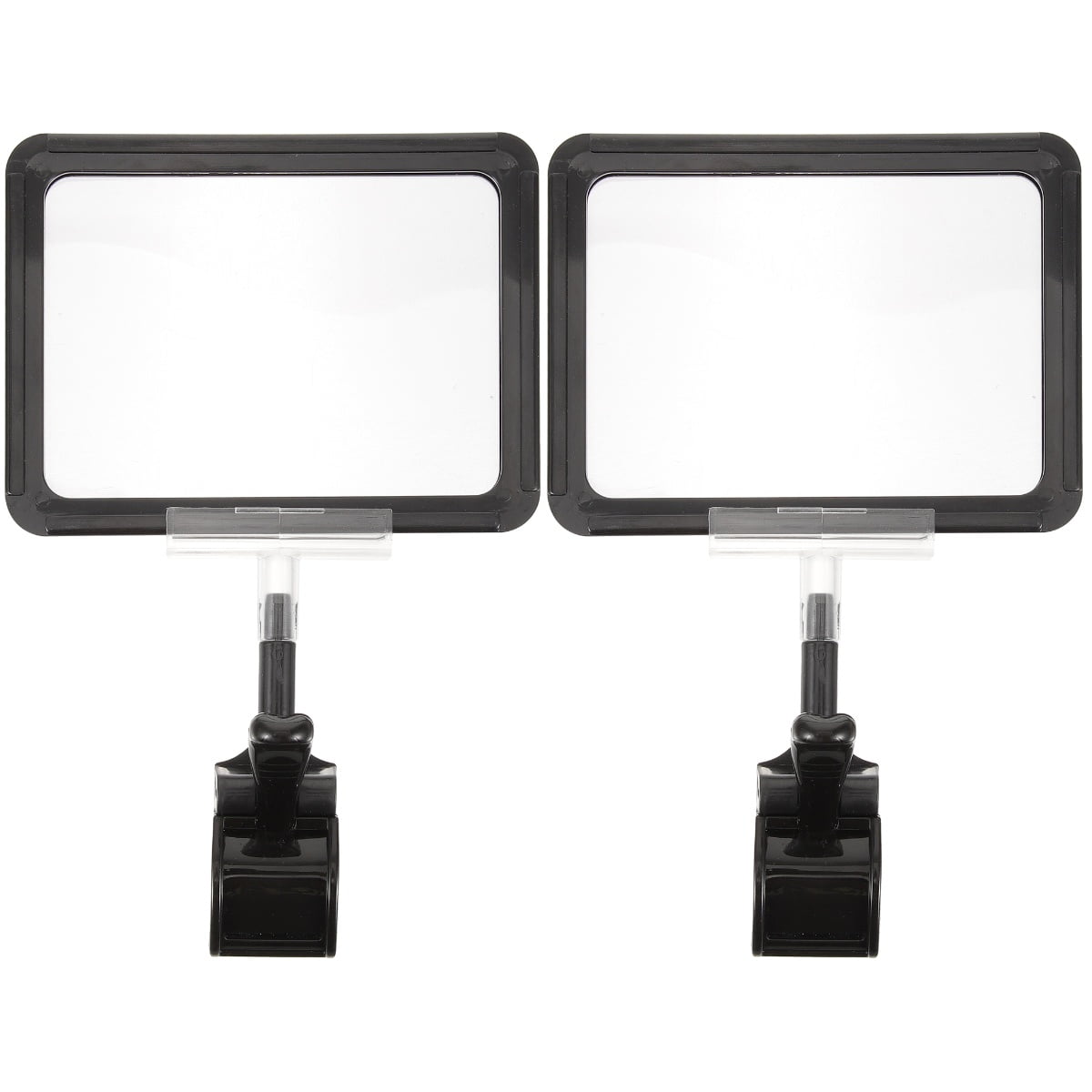 2 Count Display Sign Holder Clip Sticker Clips or Clamps Bin Labels ...