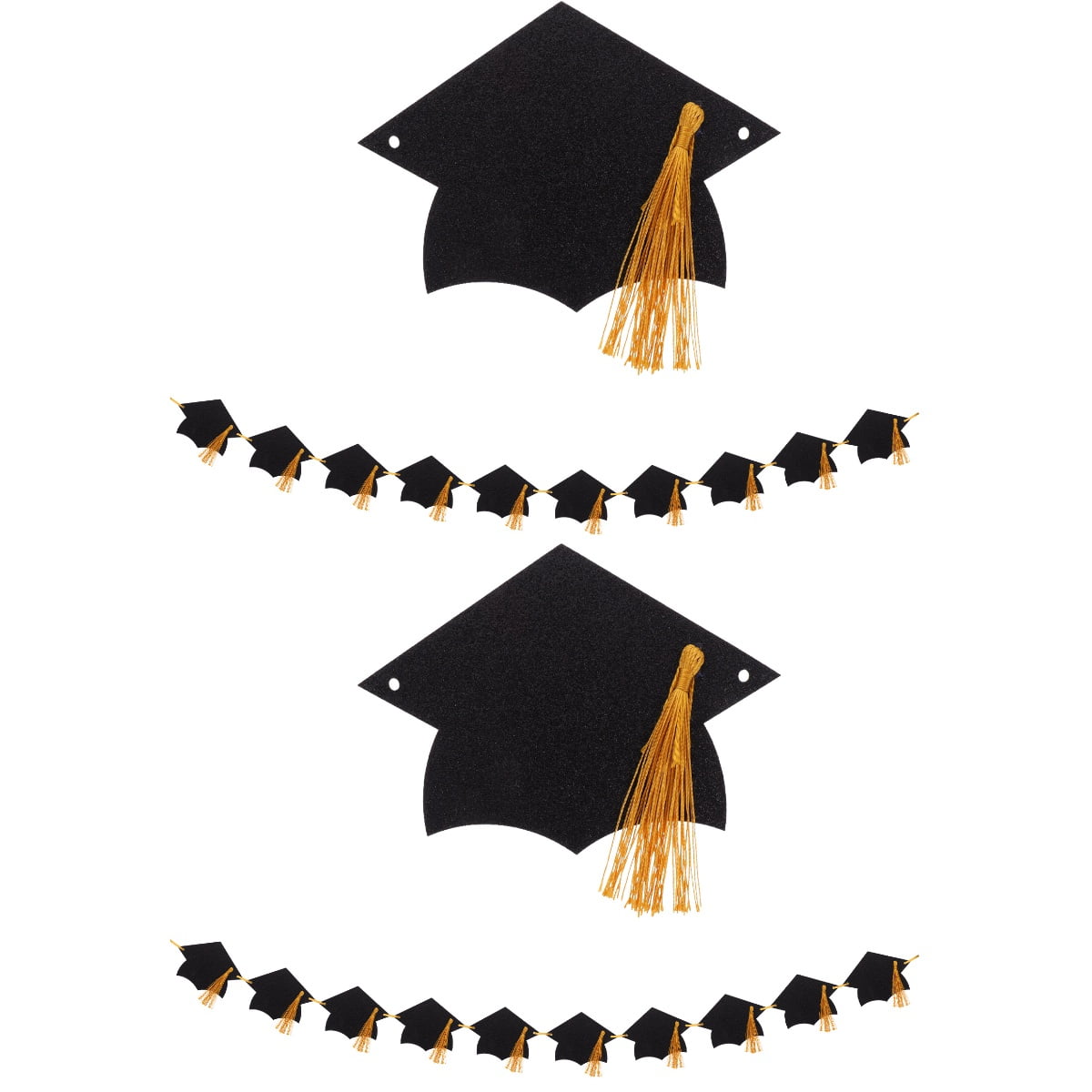 2 Count Doctor Hat Pull Flower Graduation Party Cap Decorations Garland ...