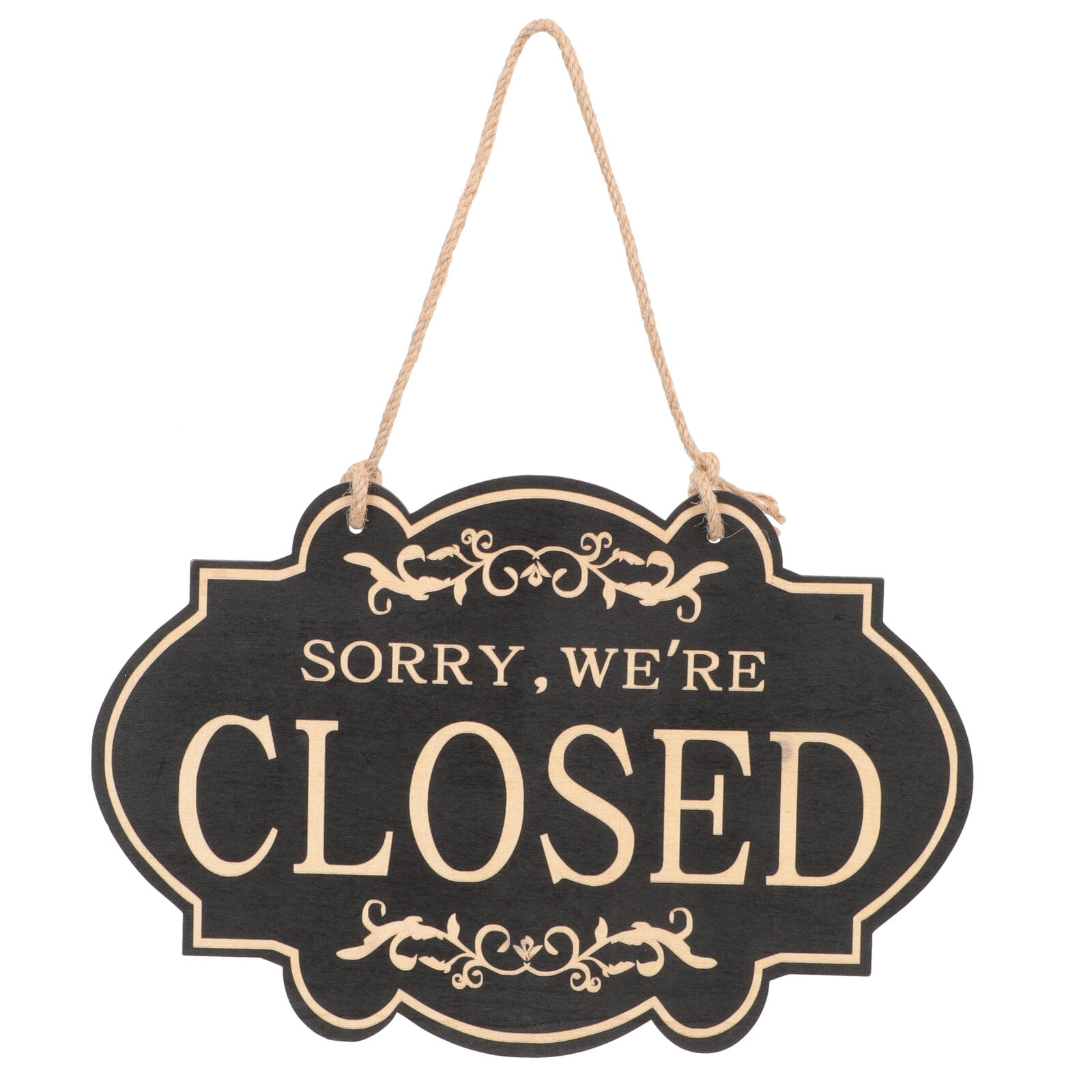 2 Count Door Open Closed Sign for Business Practical Unique - Walmart.com