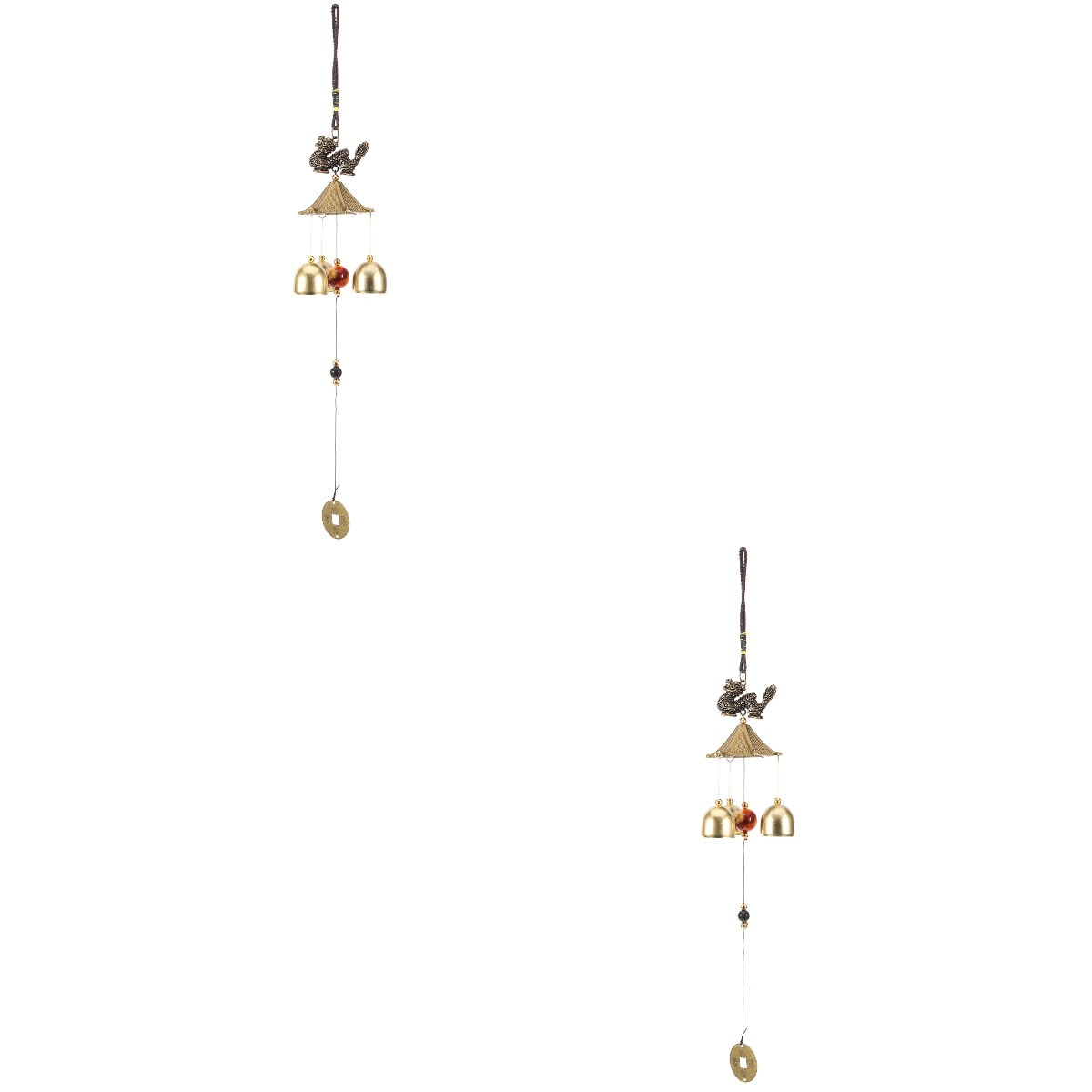 2 Count Dragon Windchimes Curtain Rods Extendable - Walmart.com