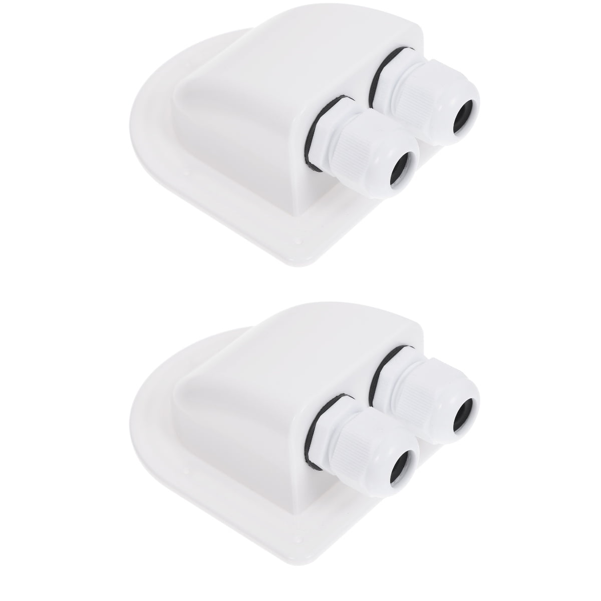 2 Count Dual Cable Entry Box Cars Solar Panel Wiring Waterproof Pass ...