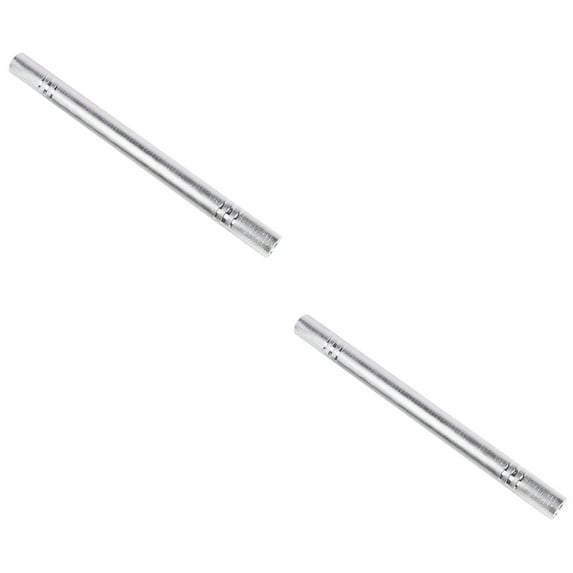 2 Count Dumbbell Connecting Rod Barbell Connector Lifting Silver ...