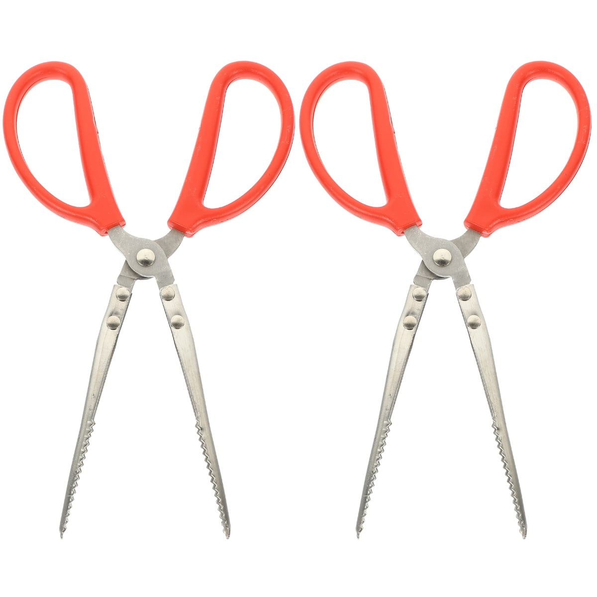 2 Count Eel Snow Crab Legs Long Scissor Tong Cooking Supply Crab ...